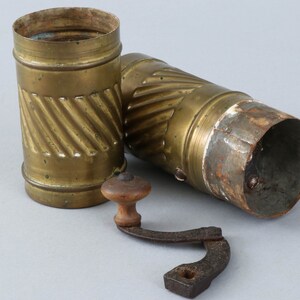 Vintage Brass Spices Grinder With Natural Patina - Etsy