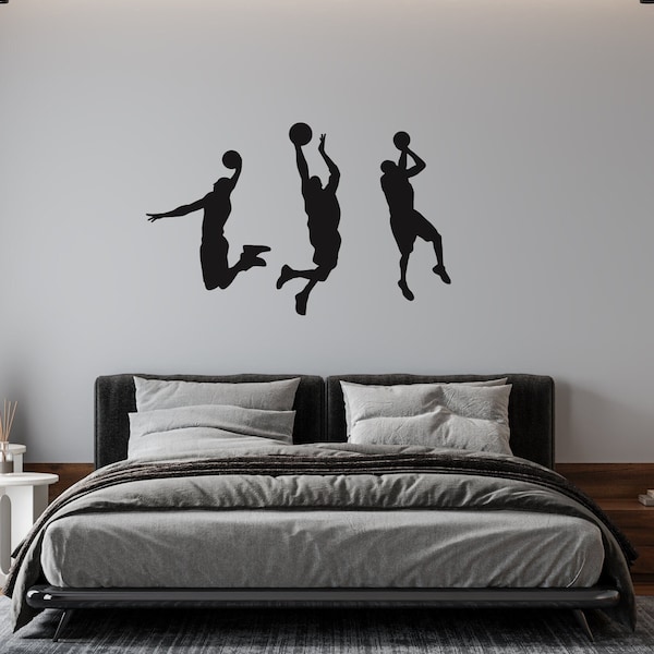 Basketball Player Wall Decals - Etsy