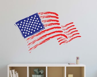 Rustic American Flag - Etsy