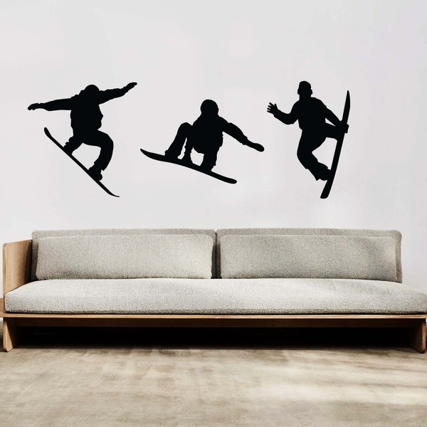 Snowboard Wall Decal - Etsy