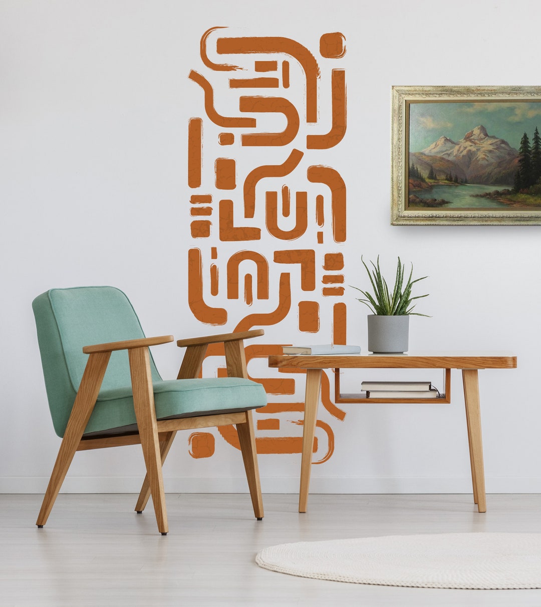 Paint Strokes Wall Decal Pattern - Etsy