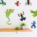 Realistic Watercolor Colorful Tree Frog Wall Decals | Etsy