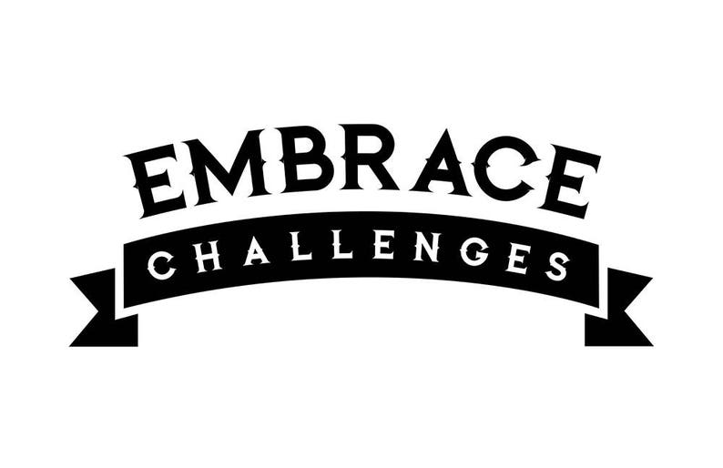 Embrace Challenges Quote Wall Decal - Etsy Embrace Challenges Quote Wall Decal - Etsy