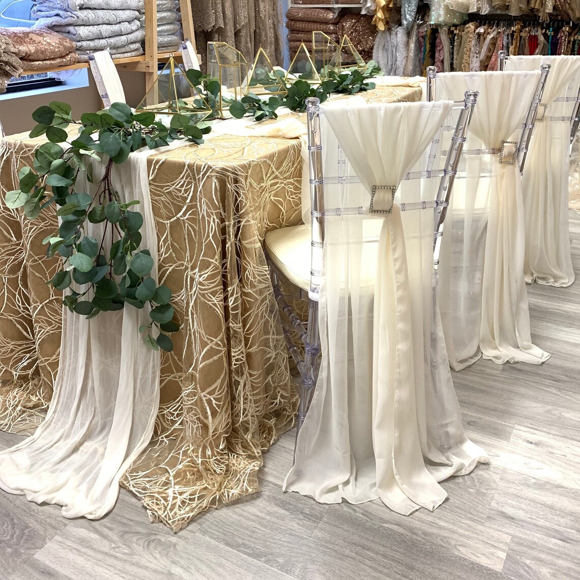 Oversized Chiffon Runner - Etsy