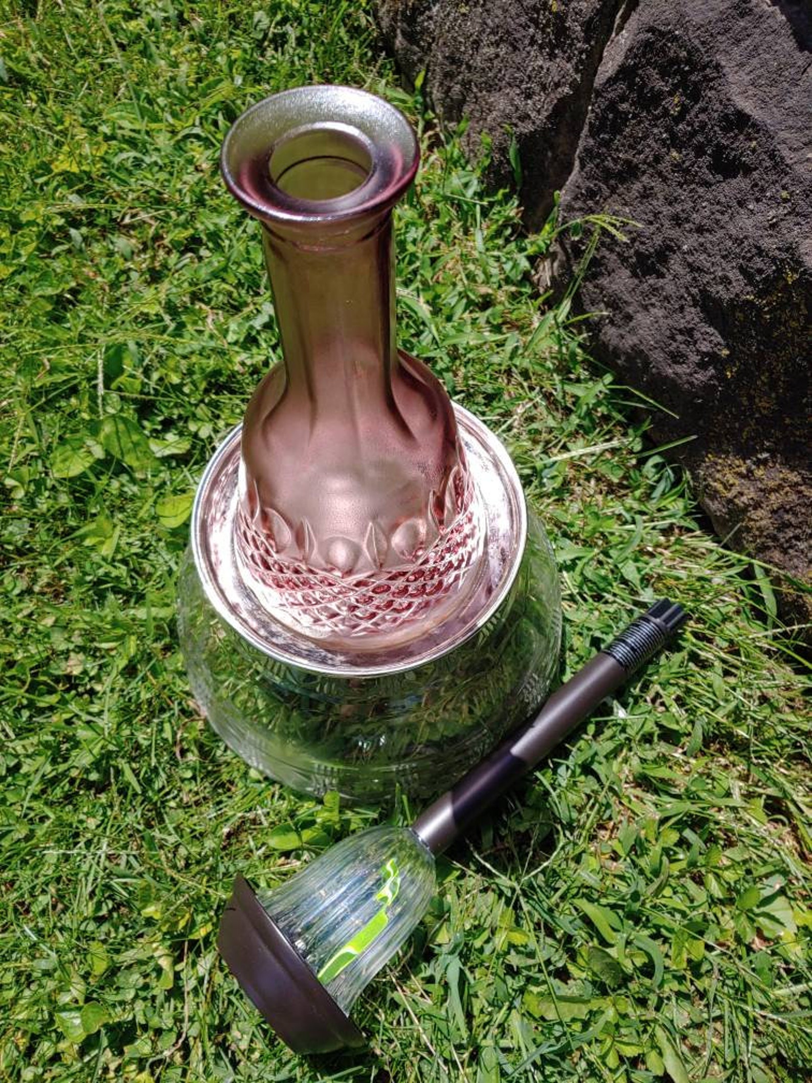 Solar Powered Garden Table Top Wide Base Outdoor Solar Light - Etsy