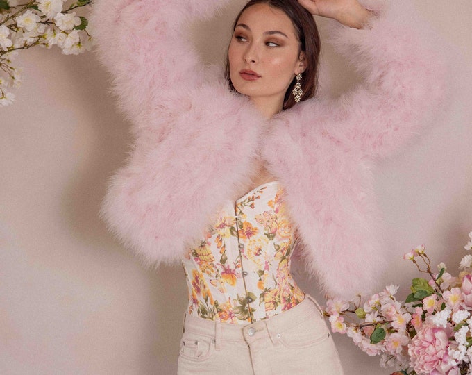 Pastel Faux Fur Jacket - Etsy