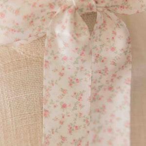 Cottagecore Floral Ribbon | French Country Ribbon | Two Sided Polyester ...