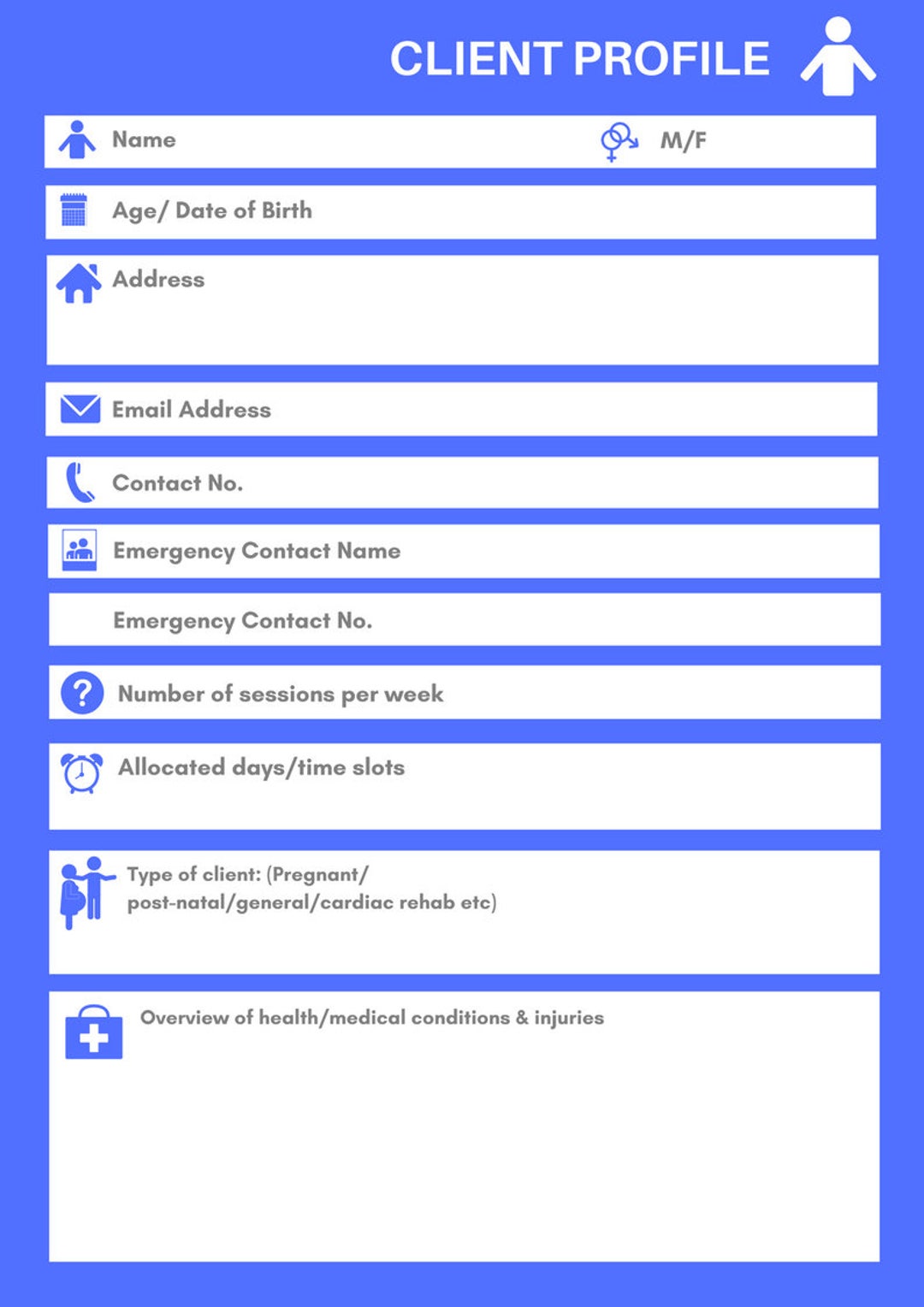 Client Profile Blue - Etsy