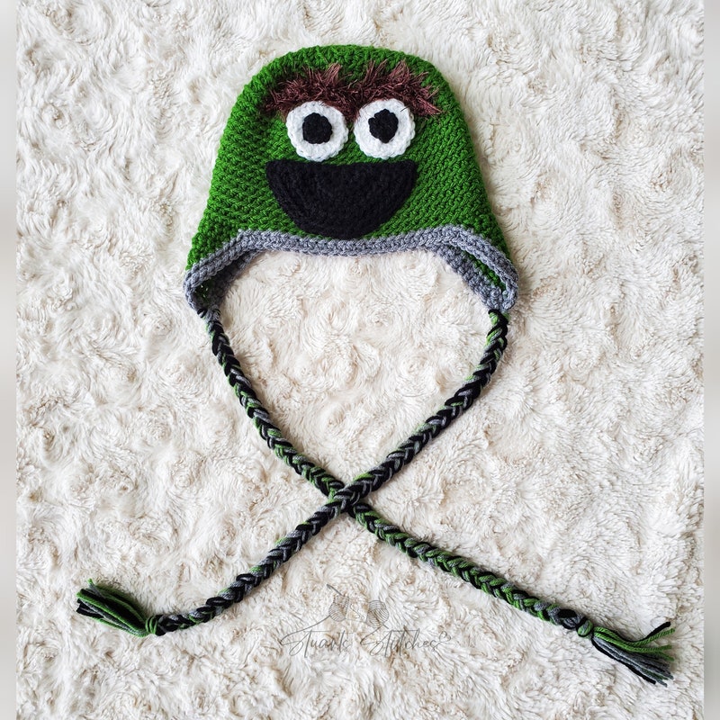 Green Monster Hat - Etsy