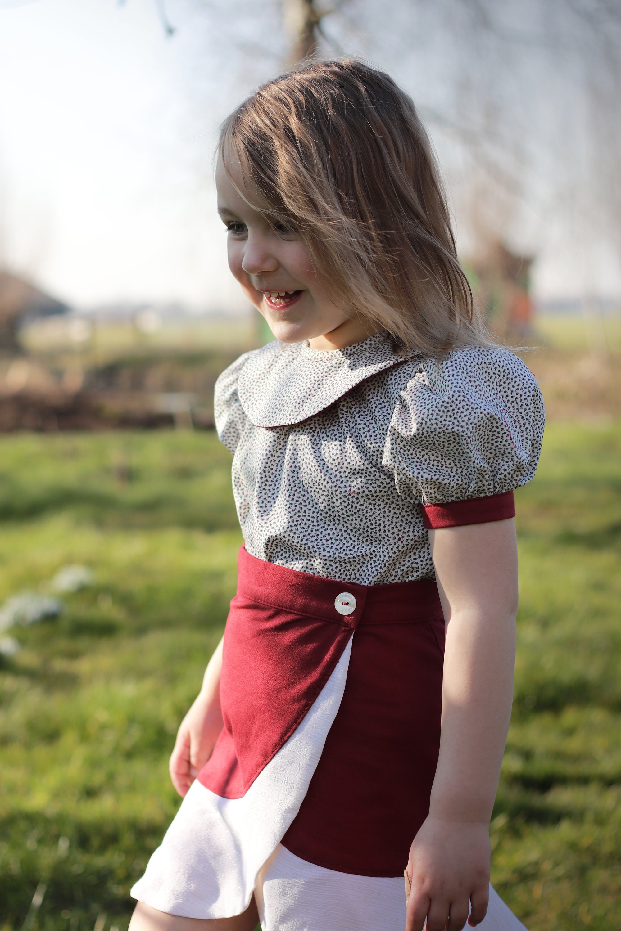 Betty - Blouse PDF Pattern Download - Etsy