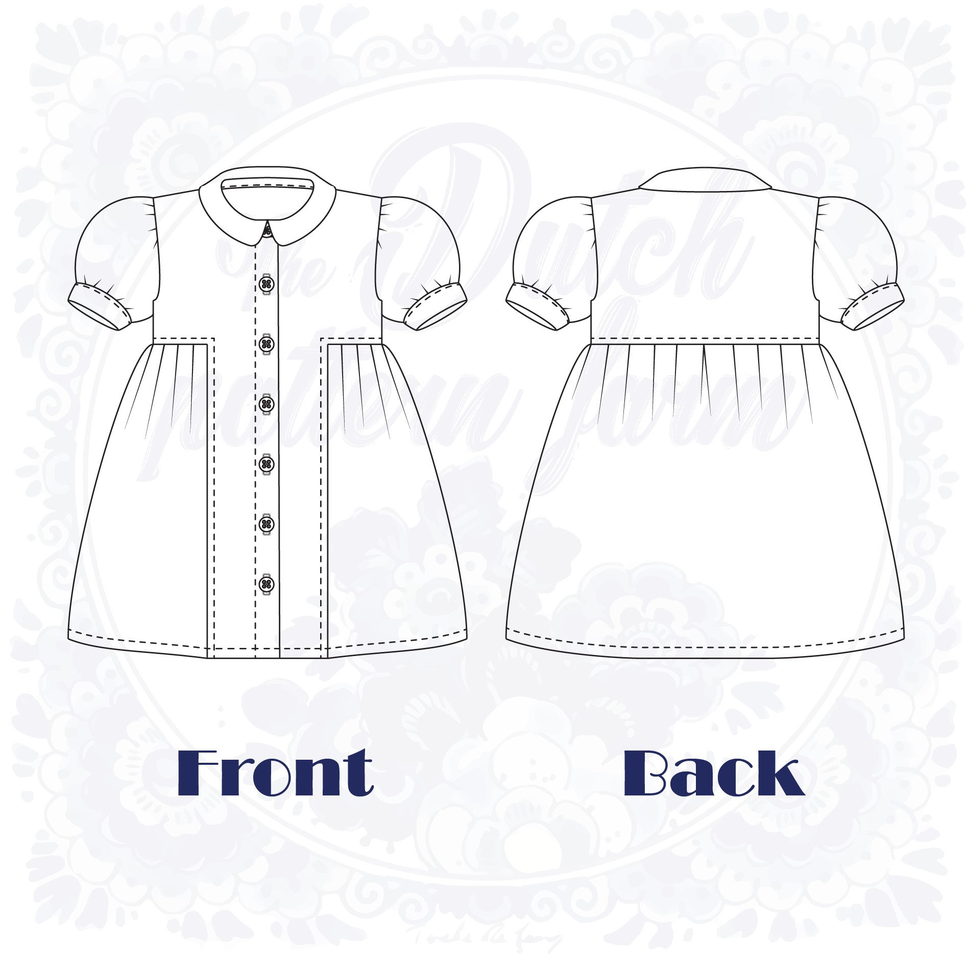 Maddison - Dress PDF Pattern Download - Etsy