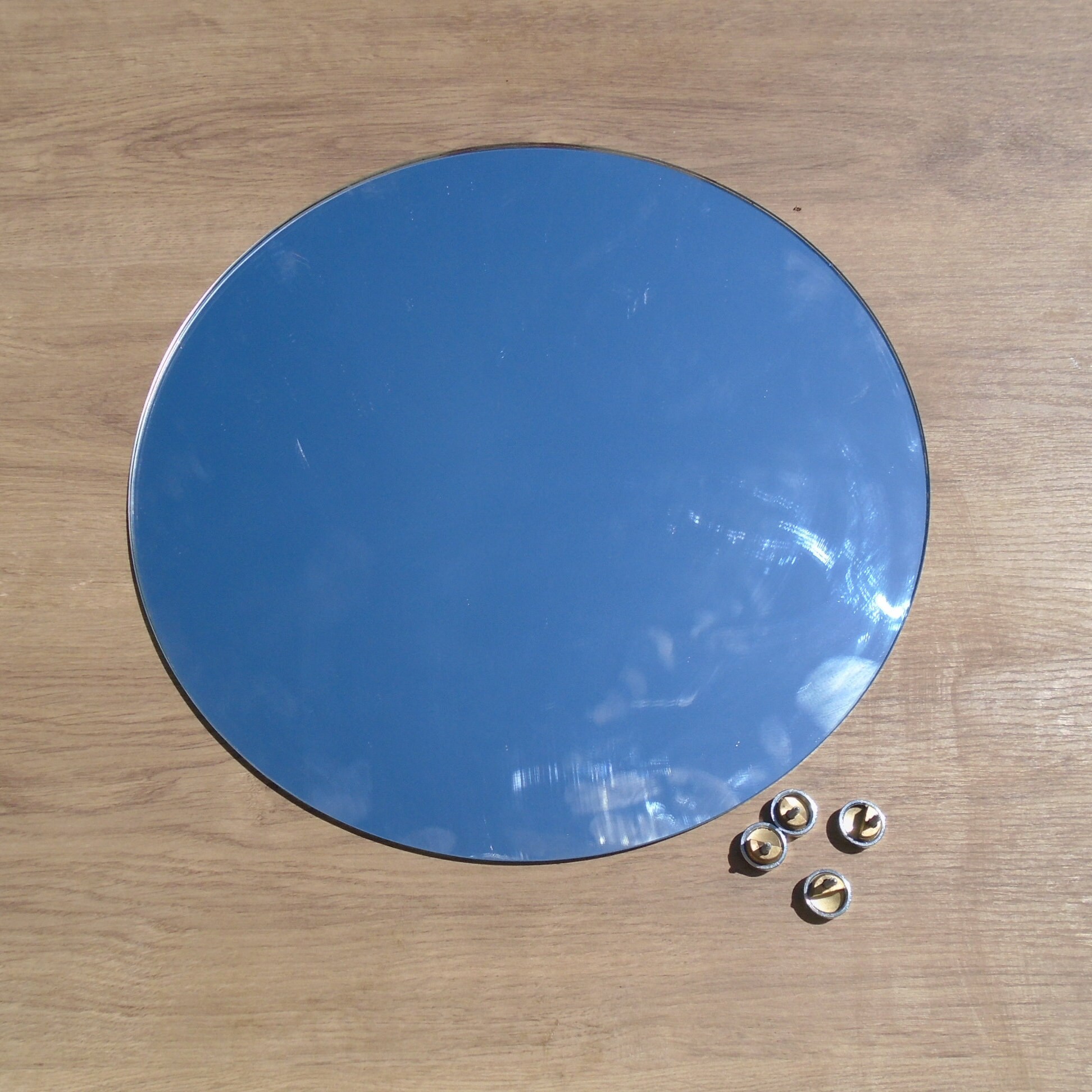 Round Mirror Vintage Mirror 60s Mirror Decoration Bathroom - Etsy