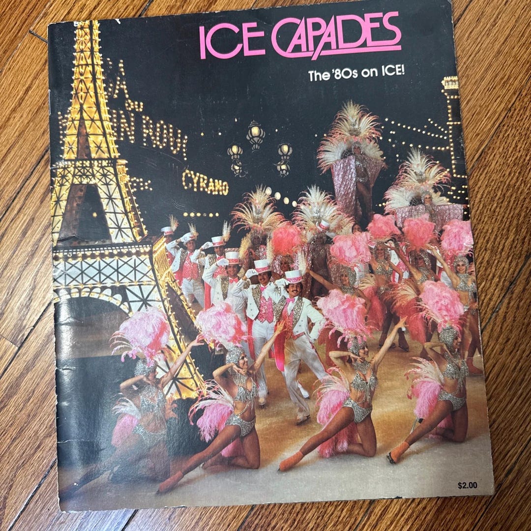 Vintage Ice Capades the 80's on Ice Program Booklet Souvenir - Etsy