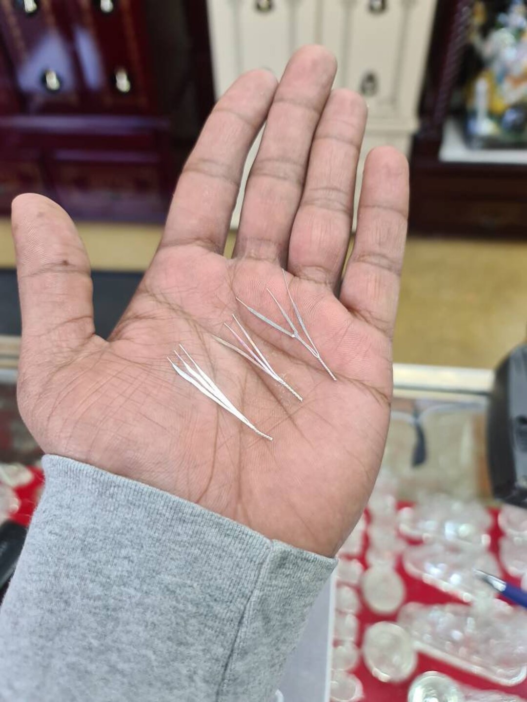 Silver Durva for God Ganesha for Temple Offering Usa Seller Fast ...