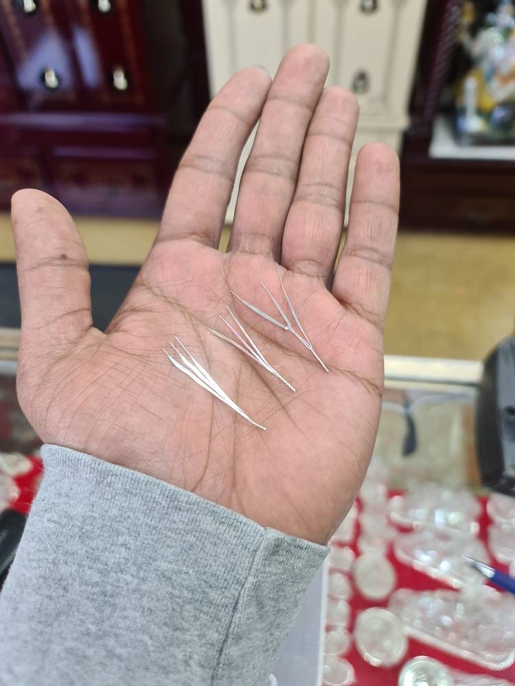 Silver Durva for God Ganesha for Temple Offering Usa Seller Fast ...