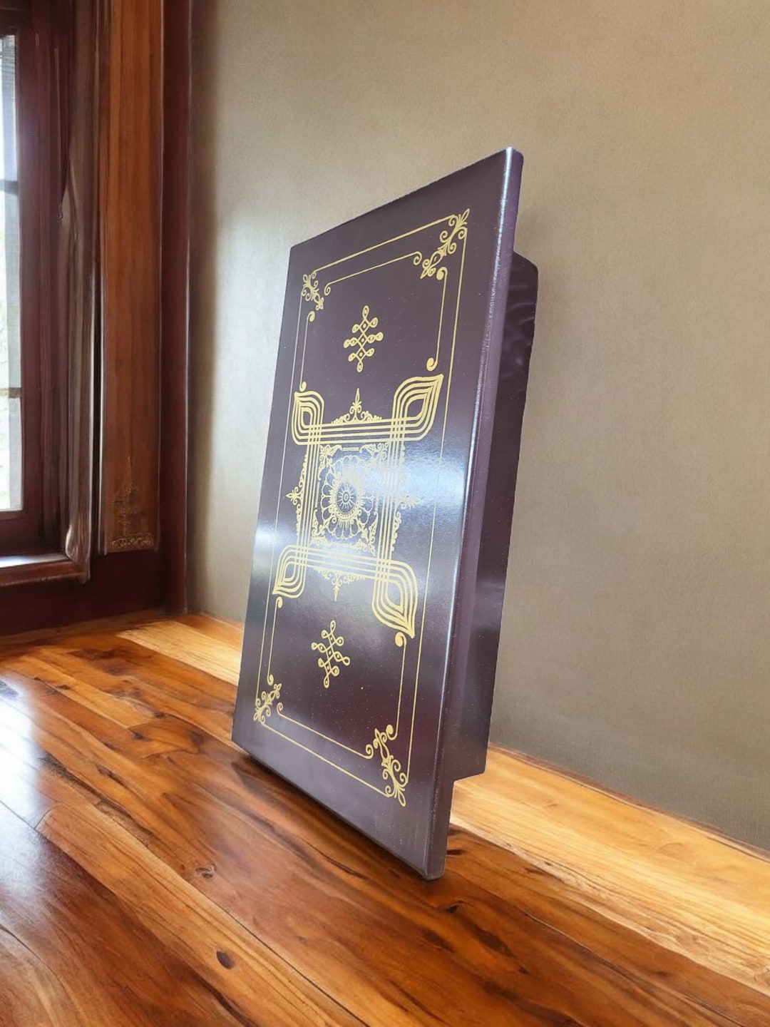 18 Inches of MDF Wood Chowki, Indian Pooja Chowki Table,wood Painted ...