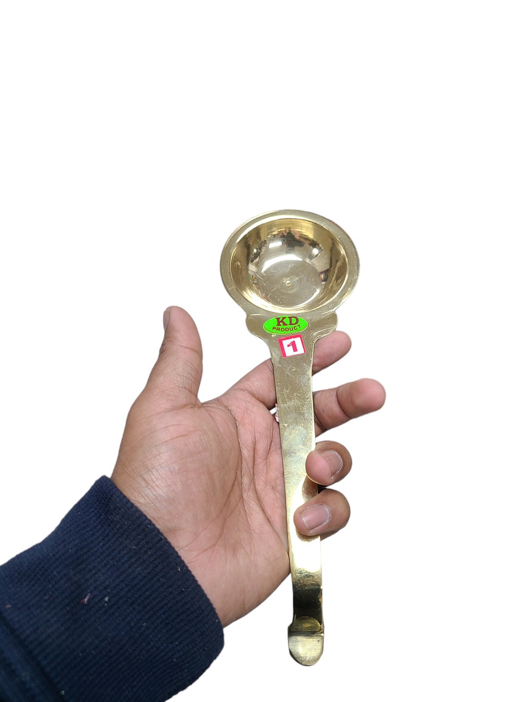 10 Inches Aarti Brass Pooja Diya With Handle Aarti Dhoop Holder Stand ...