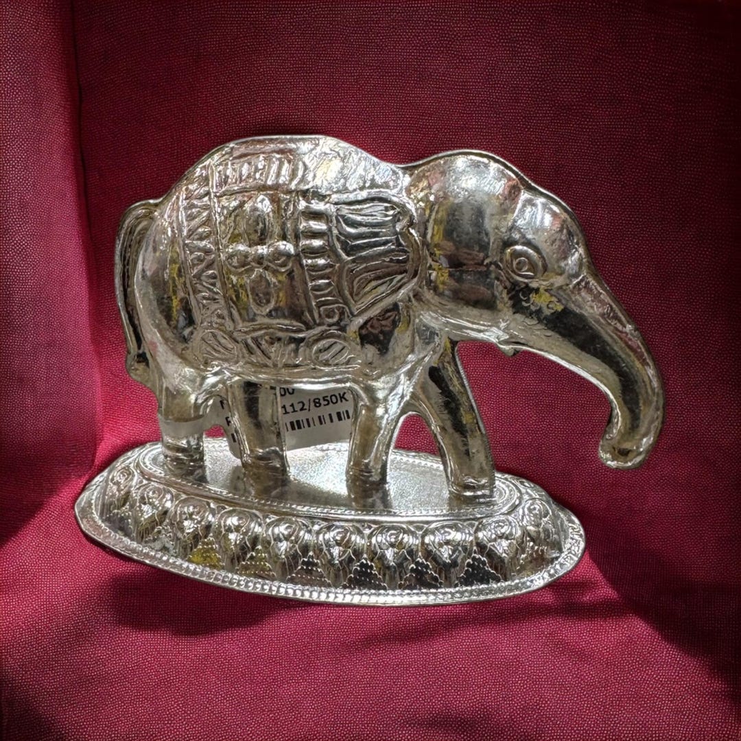 Pure Silver Elephant Statue 56.2 Grams Silver , 2.75 ” Tall Usa Seller ...