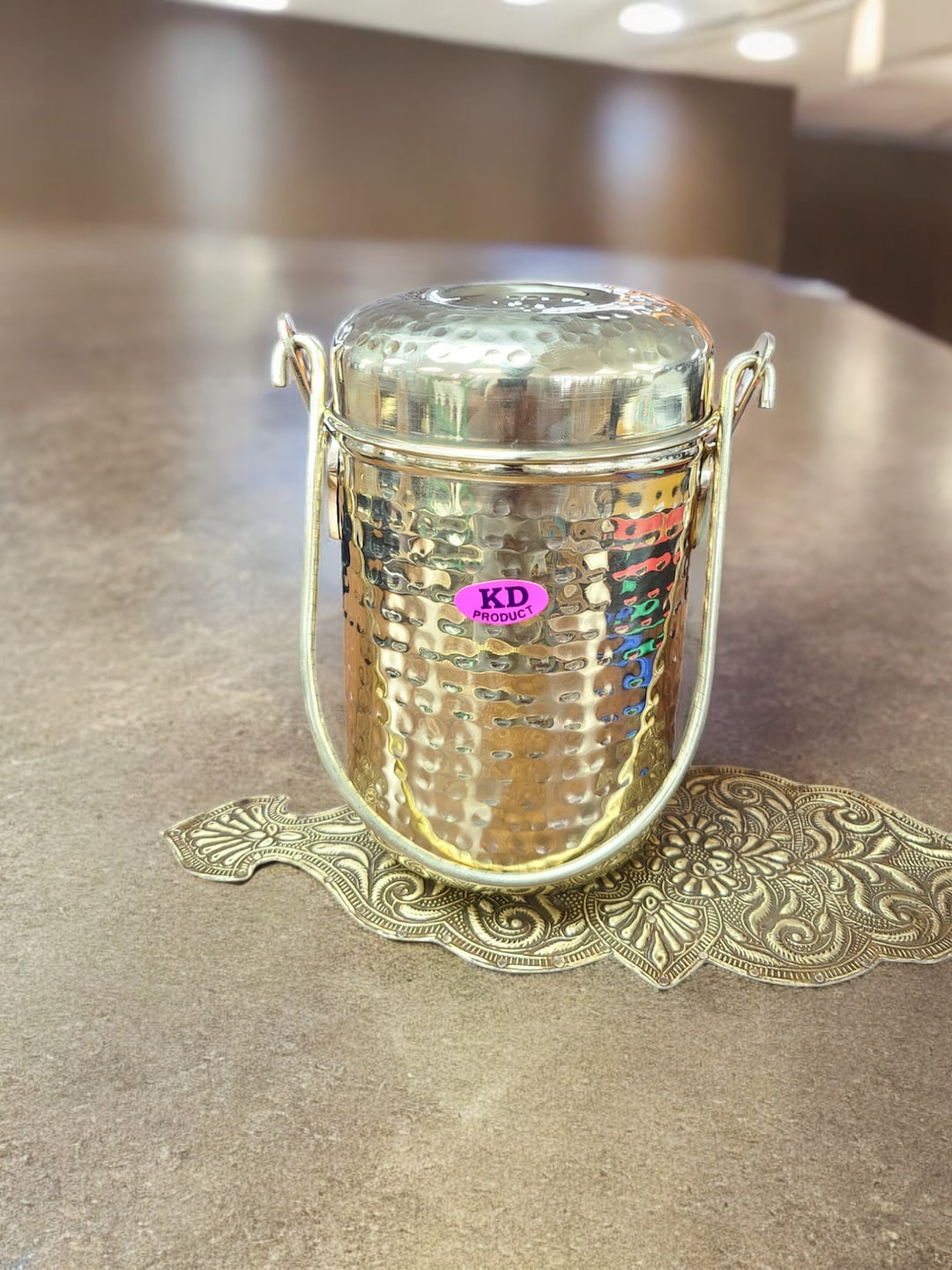 7 Inches of Pure Brass Ketali/dolchi/milk Can/milk Barni/milk / (with ...