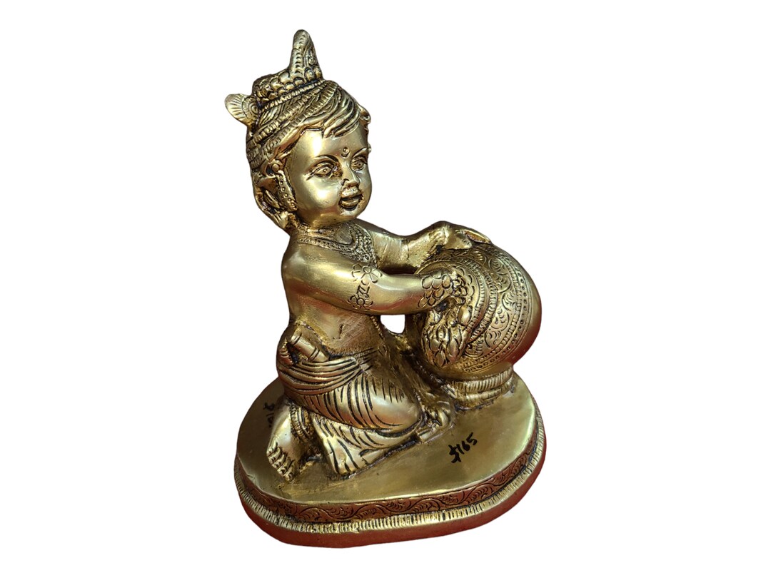 8 Inches Child Krishna/baby Krishna for Home Entrance / Temple ...