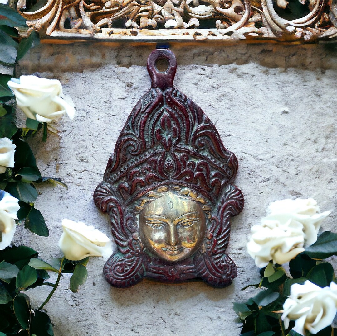 Brass 7.5 Inches Hanging Durga God Statue Hindu God Usa Seller Fast ...