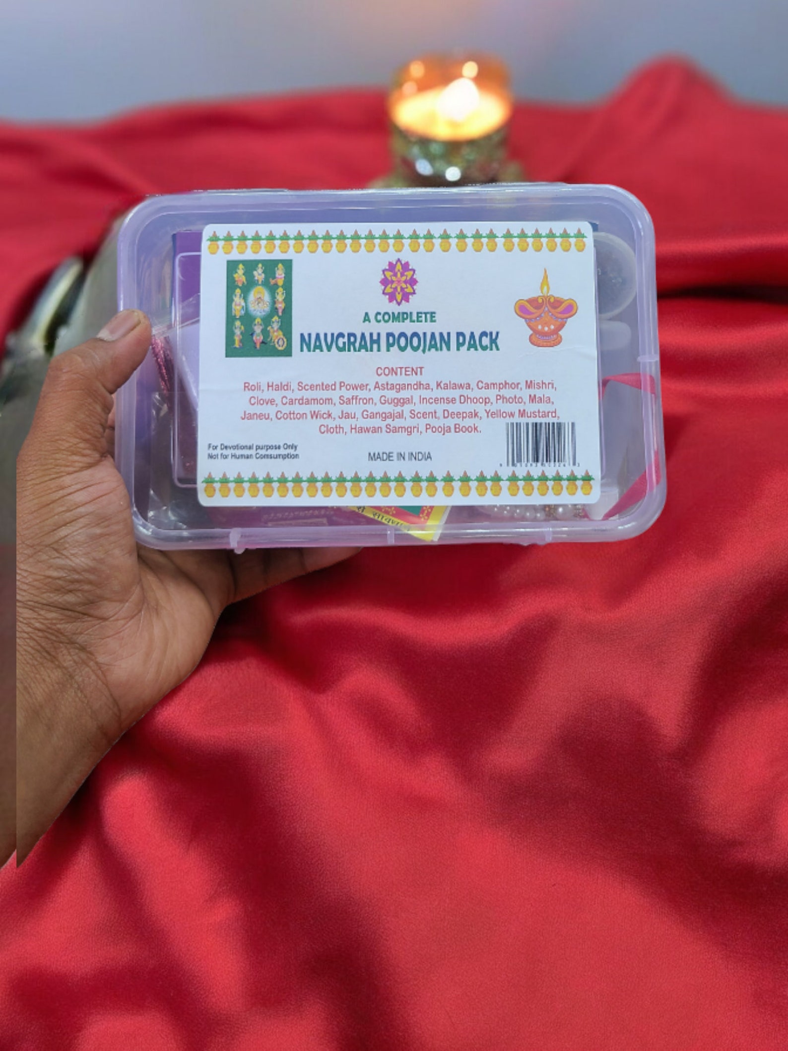 8by5 Inches of NAVAGRAH POOJAN PACK for Navagrah Poojah to Home/temple Usa Seller Fast Shipping ...