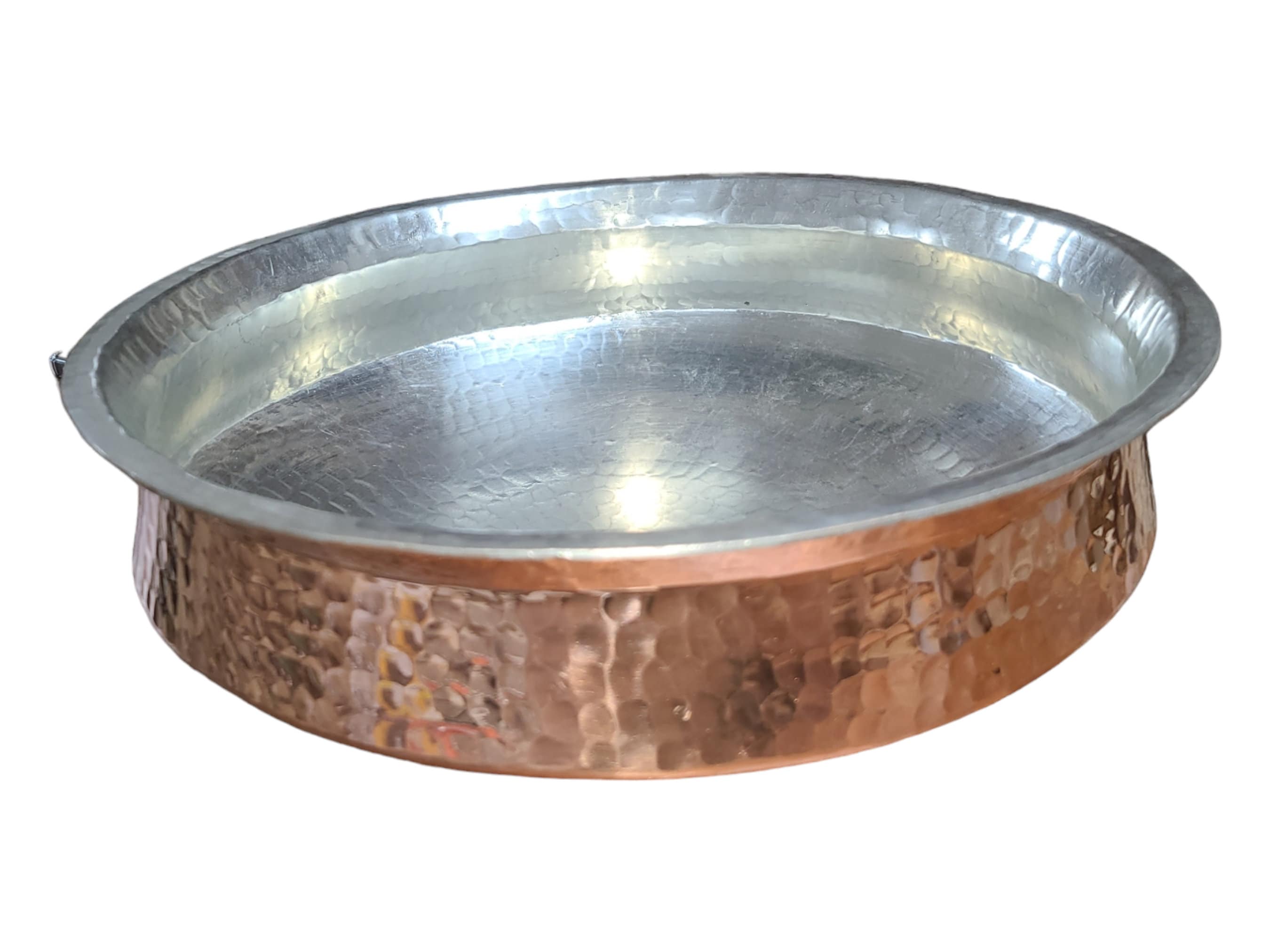 Pure Copper Hammered Lagan Handi Chaffing Dish Pan With Tin Lining Usa ...