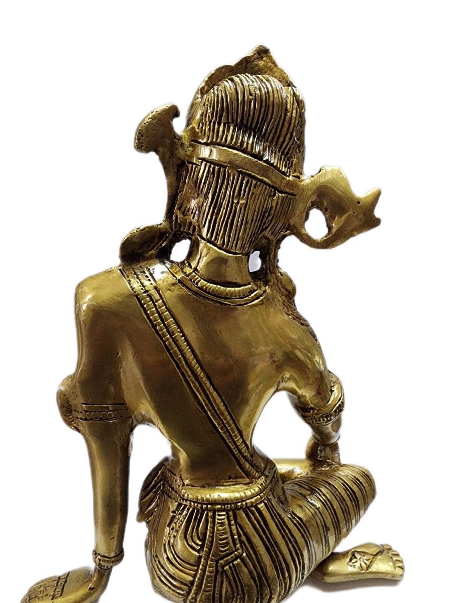 Indra / Inder in Brass 9 Inch Statue Hindu Devta / Avatar Usa Seller ...