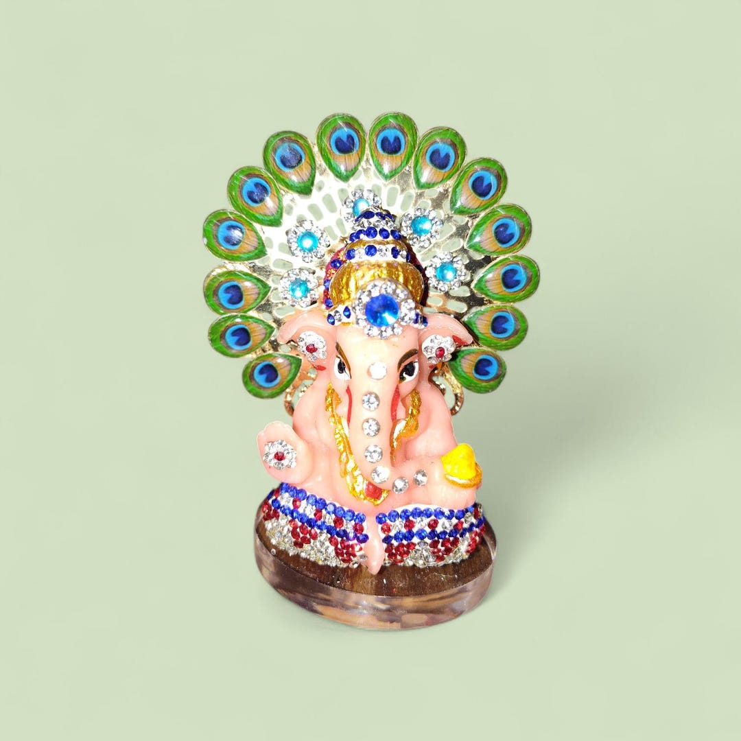 3.5 Inches Beautiful Ganesha Idol for Car Dash Board Usa Seller Fast ...
