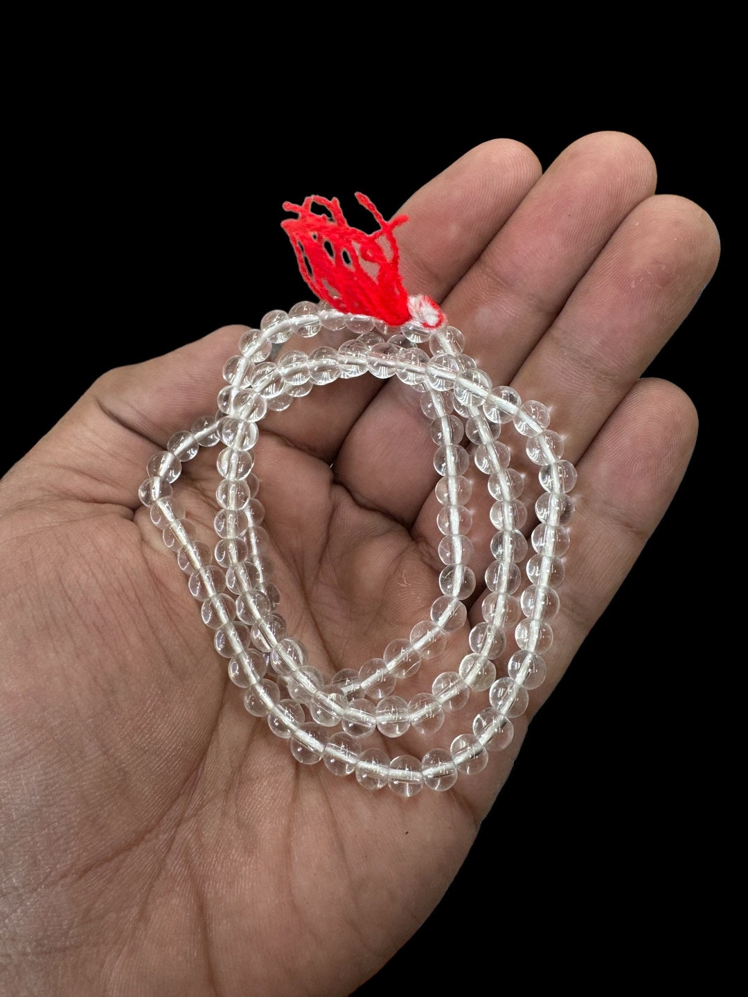 Jaap Mala Rosary Sphatik Crystal Stone Beads 108 Plus 1 Usa Seller Fast ...