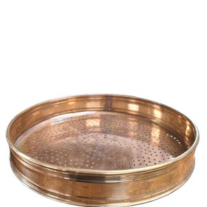 11.5 Inches Jalleda Plate / Copper Grain Filter Hand Crafted ...