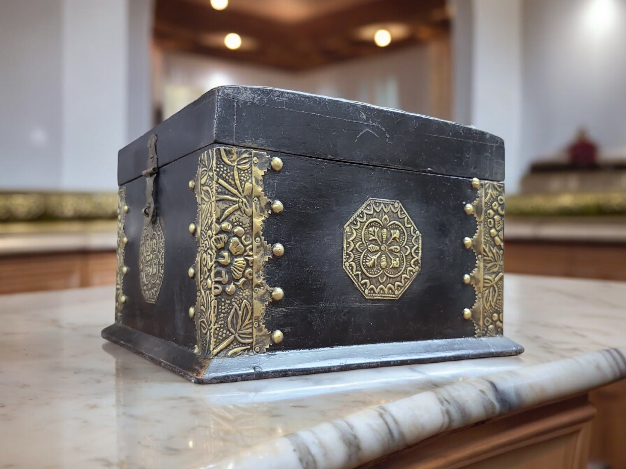 Authentic Indian Handicraft Hand Painted Hand Made Box Wooden / Jewelry ...