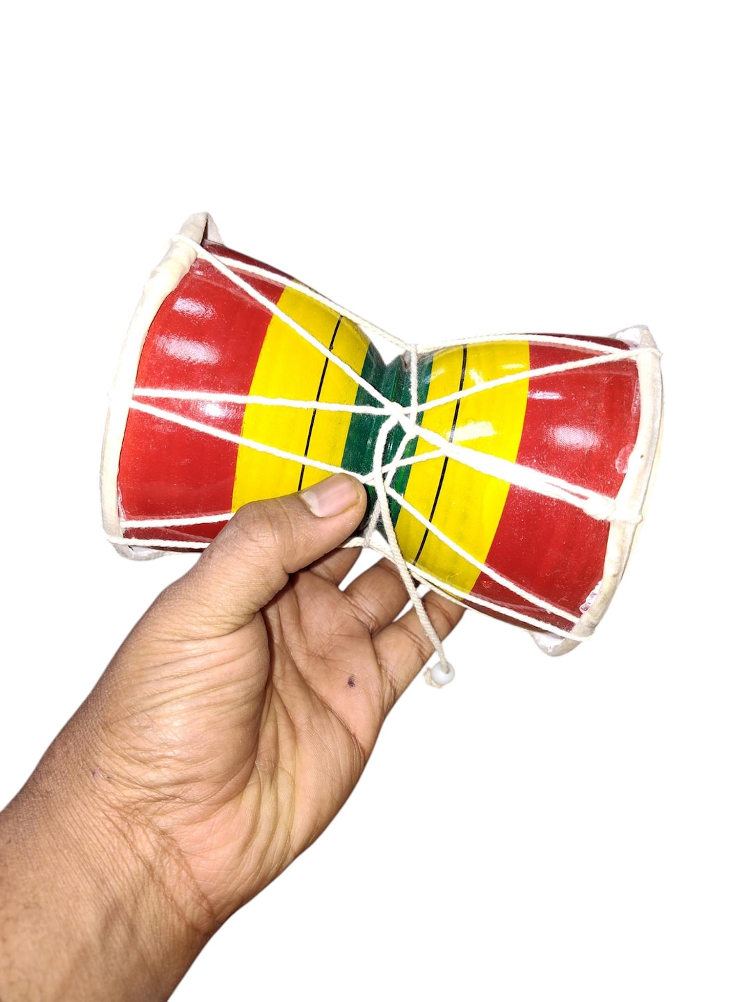 6.0 Inches Tall Colour Full Damroo Damru Hand Drum Musical for Shiva ...