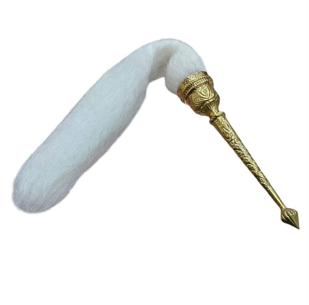 Chaur Saab / Chawar / Chammar for Sikh / Hindu Temple / Brass Handle ...