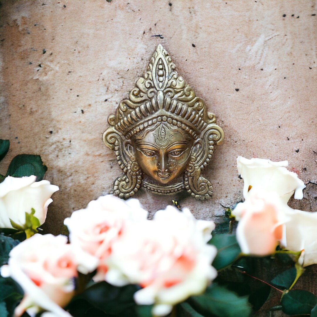 Brass 6.5 Inches Hanging Durga God Statue Hindu God Usa Seller Fast ...