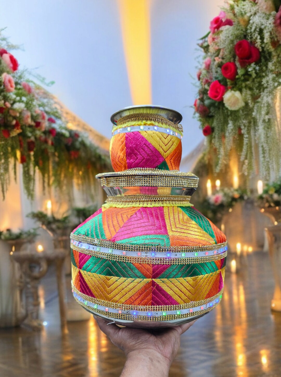 Sangeet Punjabi Jago / Jago Matki With Led Lights Usa Seller Fast ...