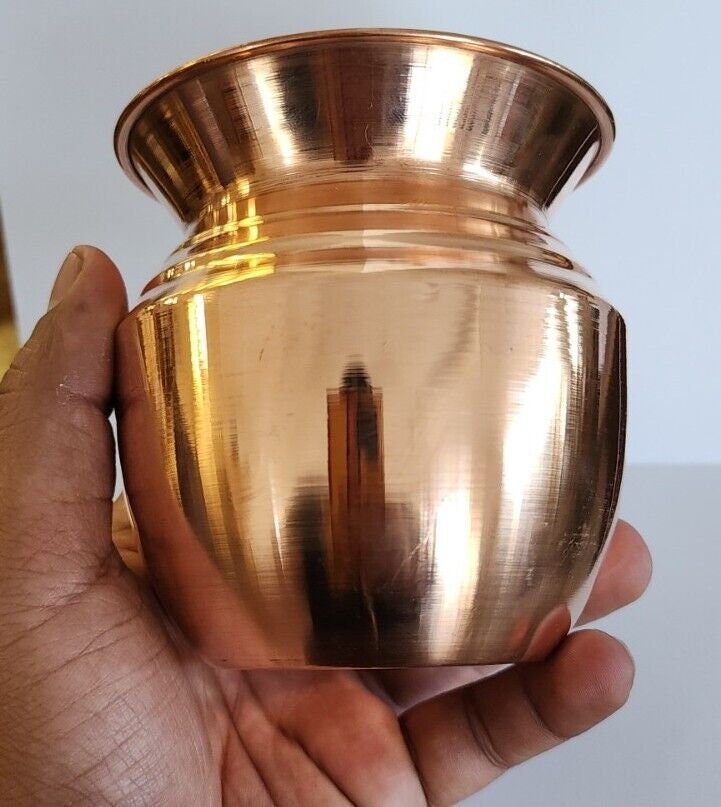 Copper Lota 4 Inches Height for Puja Purpose Usa Seller Fast Ship - Etsy