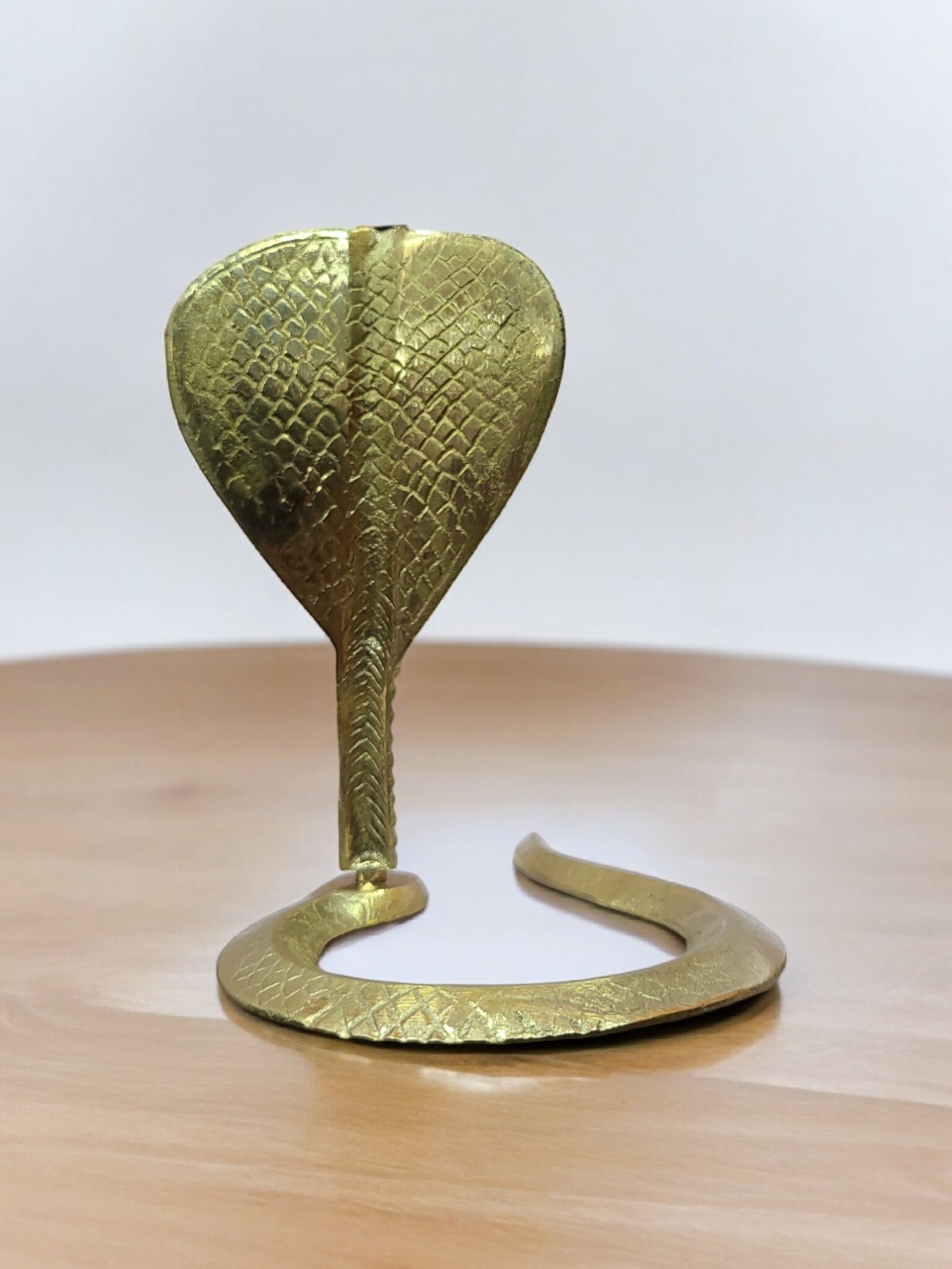 7 Inches Beautiful Brass Snake Decorative Show Piece /temple Usa Seller ...