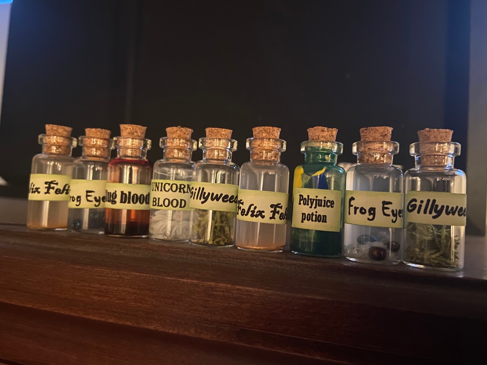 6 Piece Mini Potions Set - Etsy