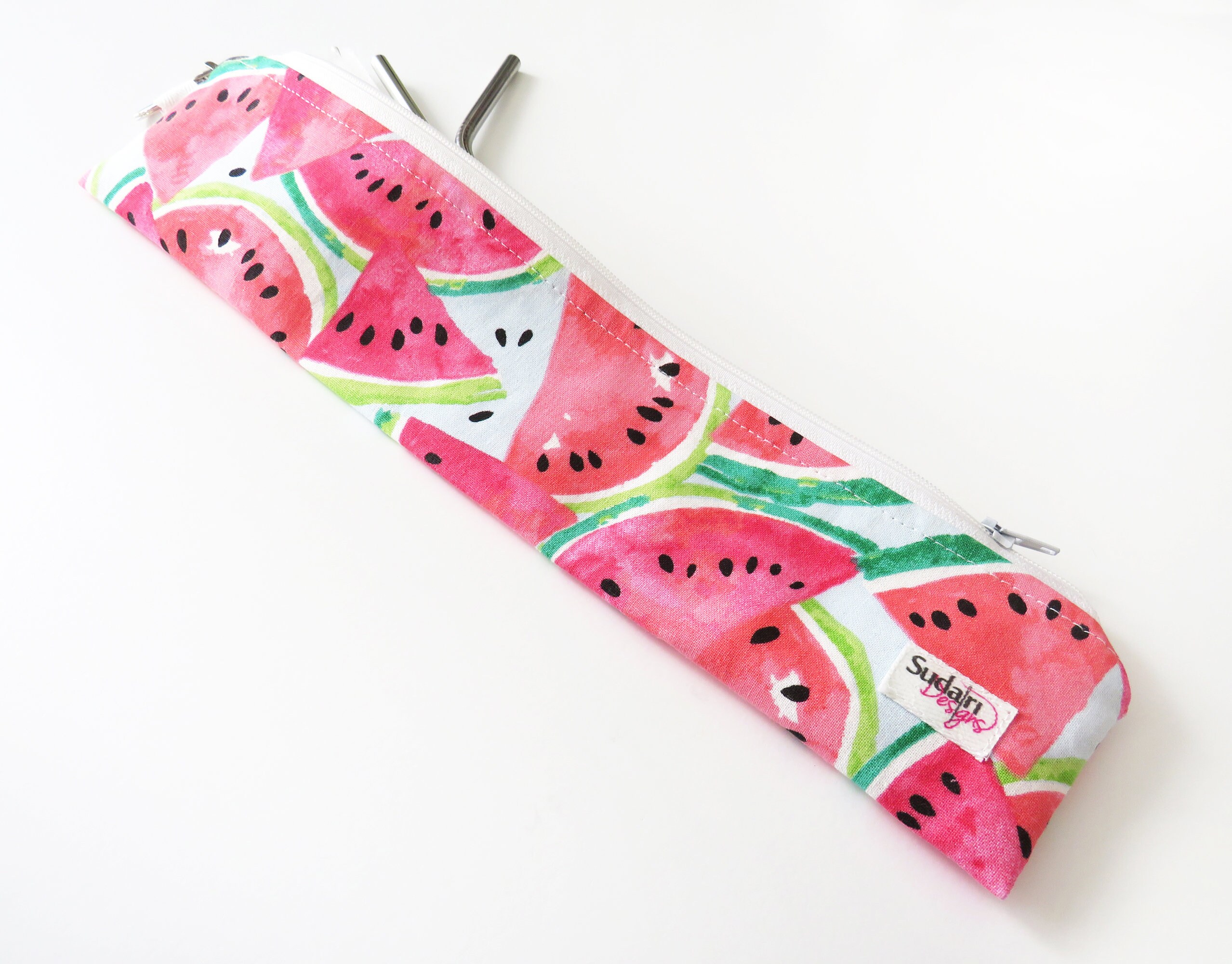 Padded Straw Pouch Straw Holder Cutlery and Straw Case - Etsy