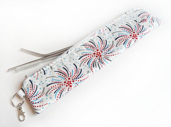 Padded Straw Pouch Celebration Straw Holder Straw Bag - Etsy