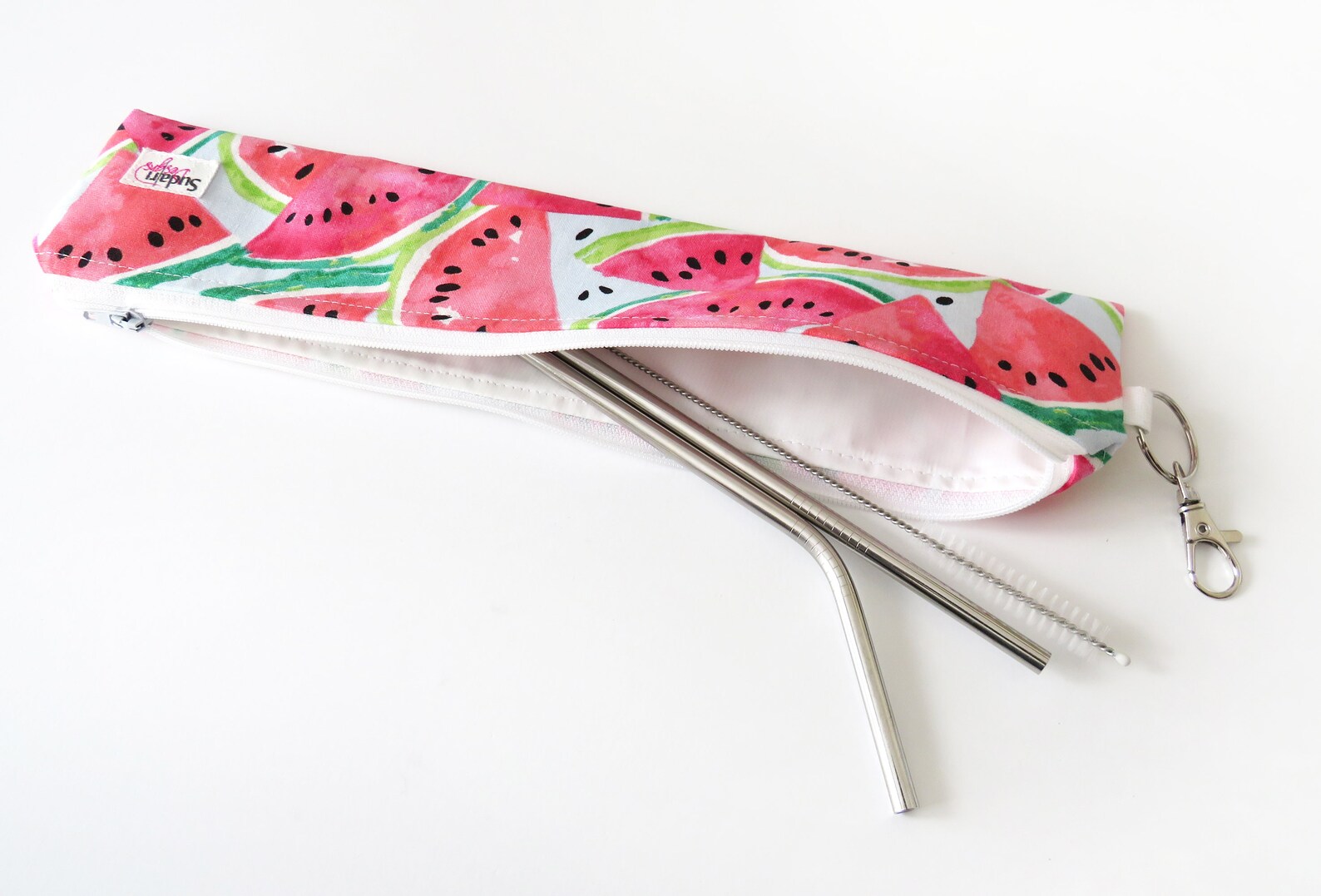 Padded Straw Pouch Straw Holder Cutlery and Straw Case - Etsy