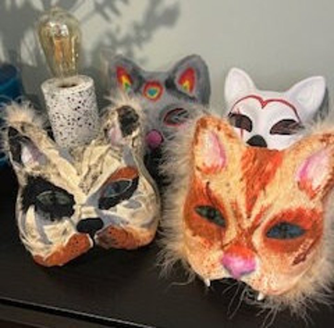 Therian Custom Made Feline Masks, Feline, Cat, Wolf, Big Cat - Etsy