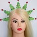 Christmas Tree Crown Headband Holiday Headdress Christmas Trees Costume ...