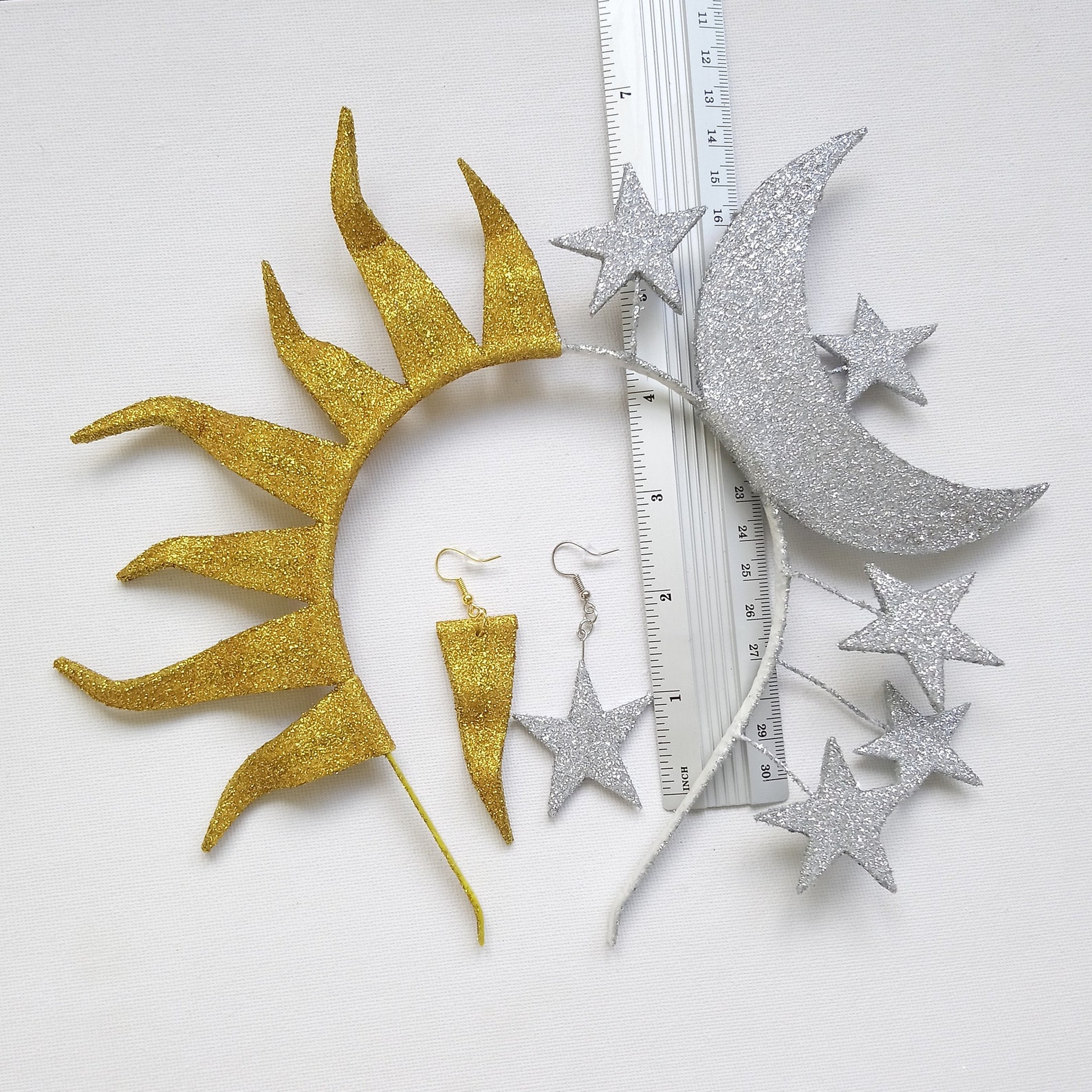 Celestial Headband Sun and Moon Crown Halloween Moon Stars - Etsy