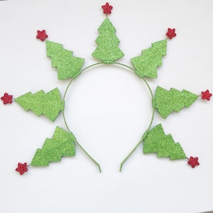 Christmas Tree Crown Headband Holiday Headdress Christmas - Etsy