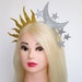 Celestial Headband Sun and Moon Crown Halloween Moon Stars - Etsy