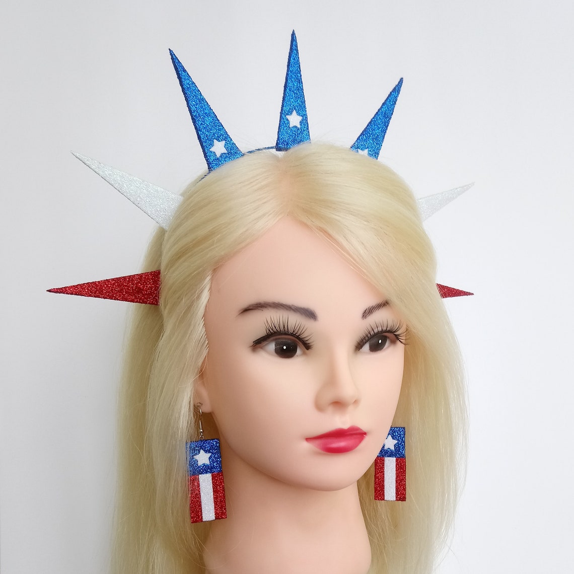 Statue Liberty Crown Patriotic Headpiece 4th July Headband - Etsy