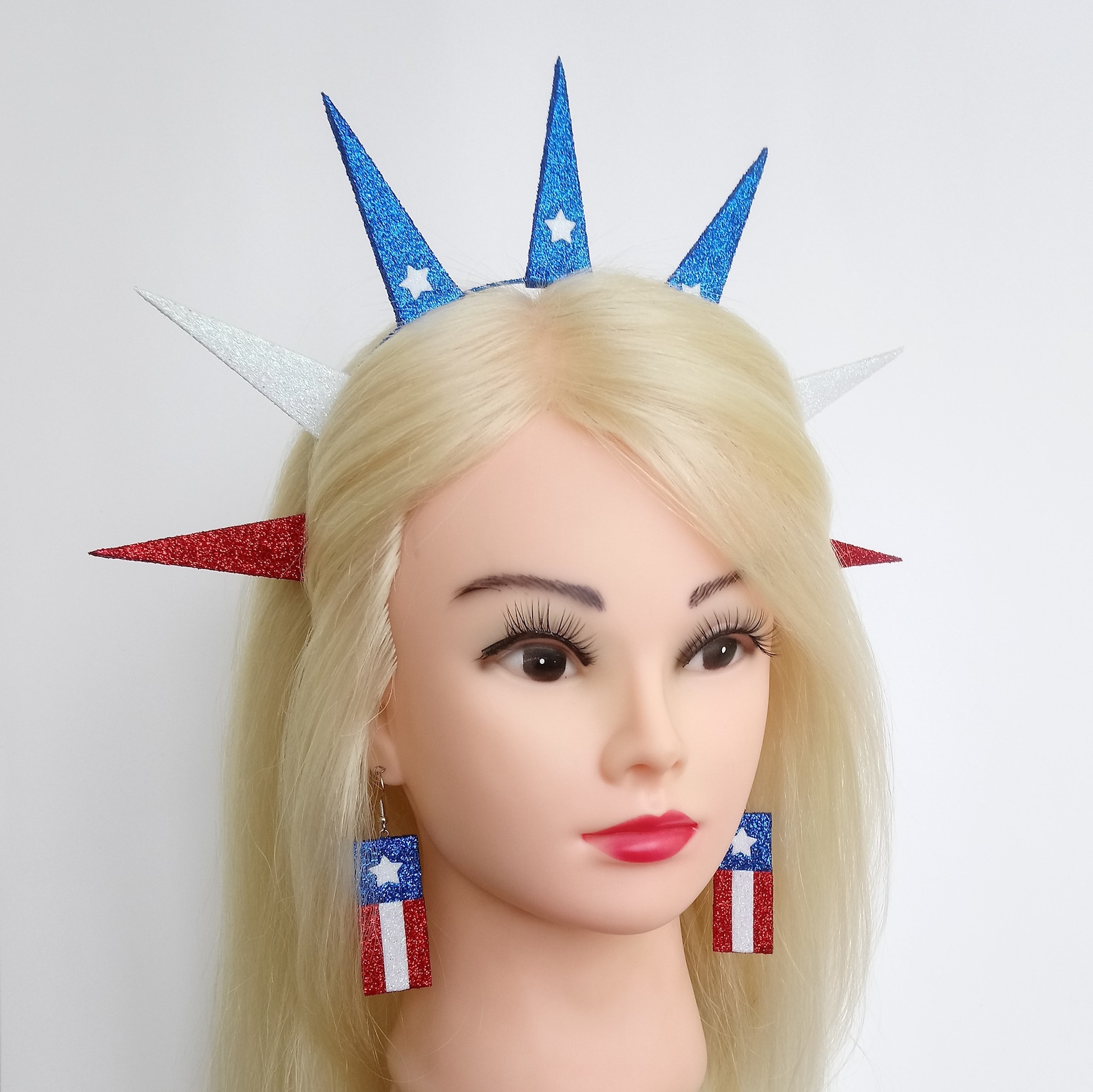 Statue Liberty Crown Patriotic Headpiece 4th July Headband - Etsy