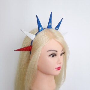 Statue Liberty Crown Patriotic Headpiece 4th July Headband - Etsy